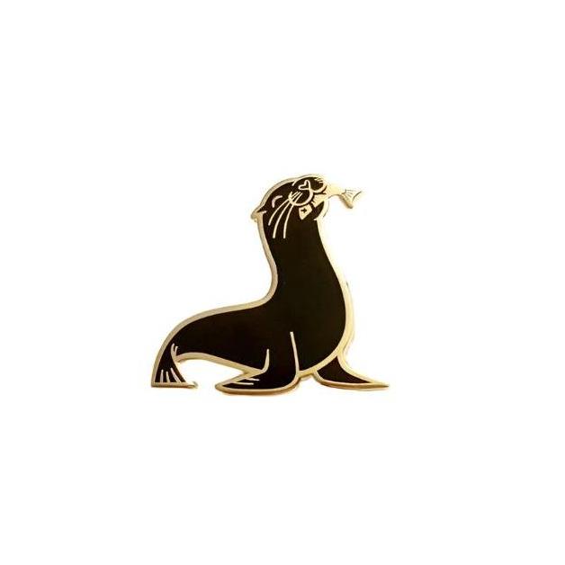 SEA LION pin – Lili Chin Art Inc