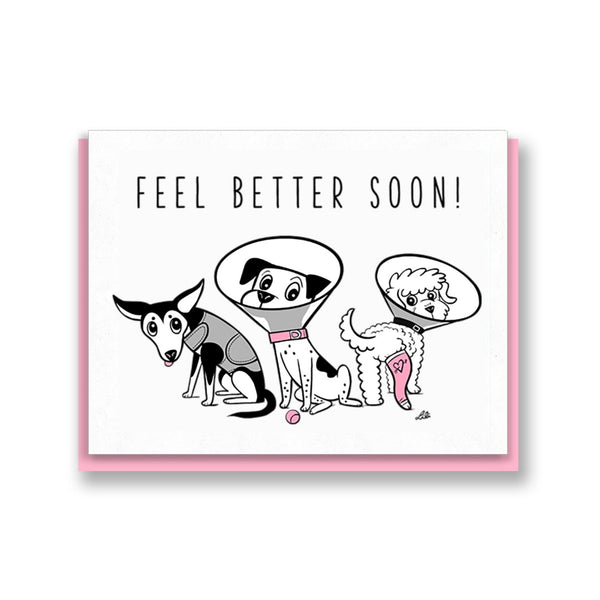 FEEL BETTER SOON card – Lili Chin Art Inc