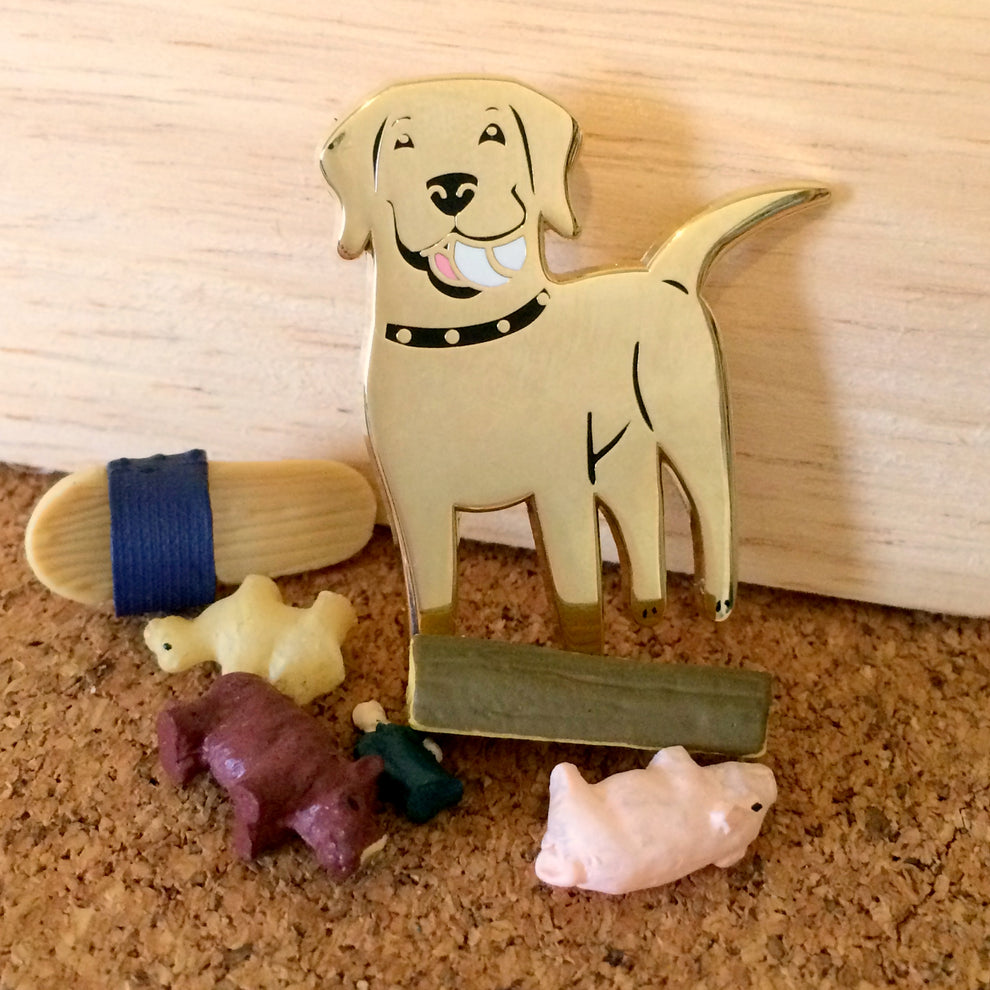 LABRADOR Pin – Lili Chin Art Inc